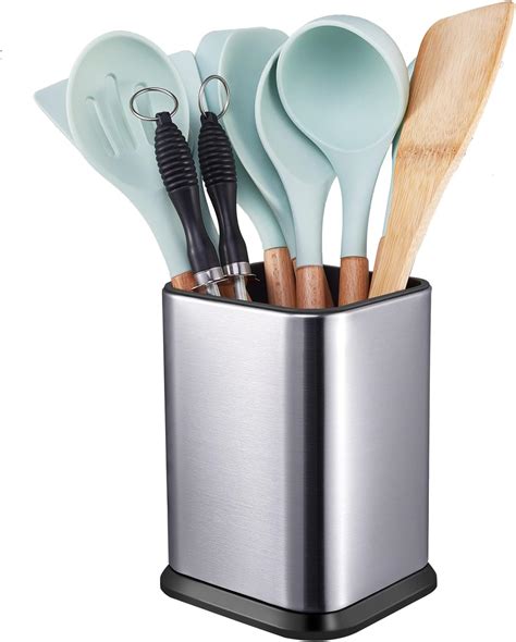 Amazon Sorbus Utensil Holder Upright Silverware Holder With Caddy