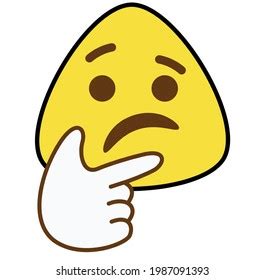 Chuckle Emoji Emoticon Cover Mouth Hand Stock Vector Royalty Free
