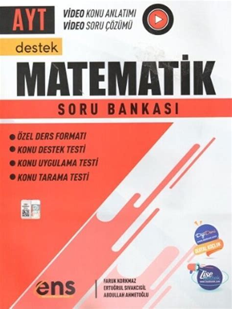 ENS Yayıncılık AYT Matematik Destek Soru Bankası Kitapİşler İşler