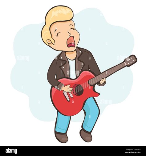 Blond Singer Stock Vector Images Alamy