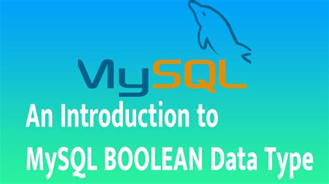 An Introduction To Mysql Boolean Data Type