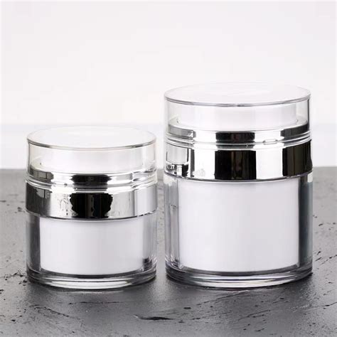 Luxury 15g 30g 50g Personal Care Cream Airless Jar Plastic Airless