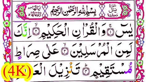 Surah Yaseen K Full Arabic Text Surah Beautiful Recitation By Hafiz