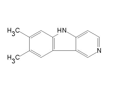 7 8 Dimethyl 5H Pyrido 4 3 B Indole 66646 26 2 C13H12N2 Density