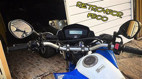 RETROVISOR DA BMW F800 NA BROS 160 DanielLopes YouTube