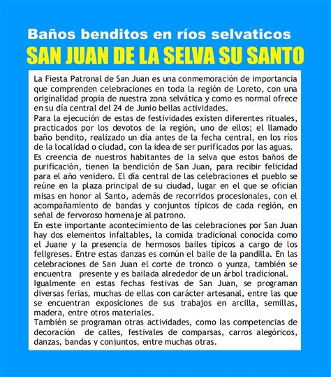 RADIO TAURO PERU Fiestas De San Juan En Nuestra Selva