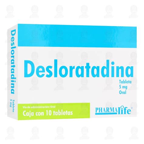 Desloratadina 5 Mg 10 Tabletas Pharmalife
