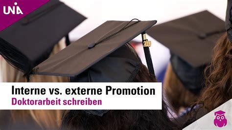 Doktorarbeit Interne Vs Externe Promotion YouTube