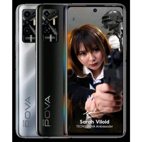 Jual Tecno Pova Gb Helio G Black Shopee Indonesia
