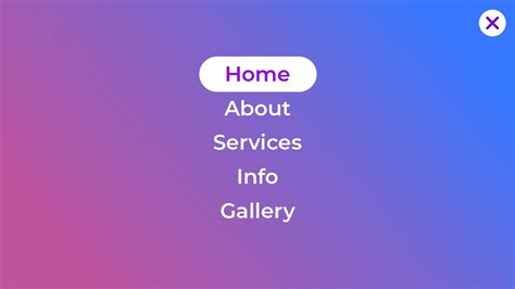 Full Screen Overlay Navigation Menu Bar Using HTML CSS YouTube