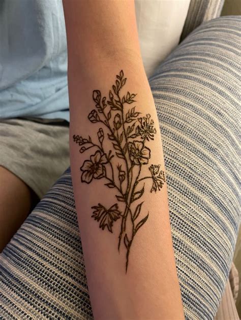 Henna Flower Design Henna Flower Designs Henna Tattoo Cute Henna