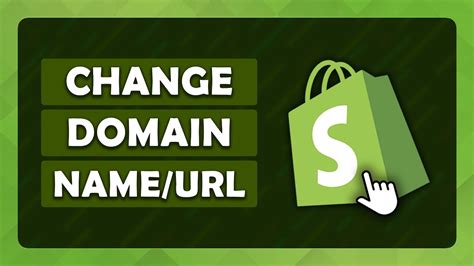 How To Change Domain Name In Shopify Store Tutorial YouTube