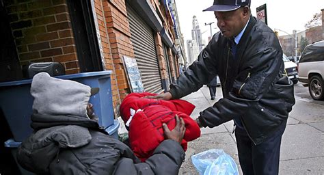 People Giving To The Homeless