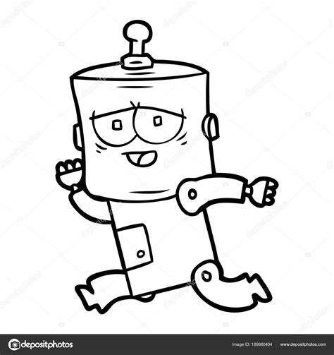 Vector Illustration Cartoon Robot Stock Vector Image By