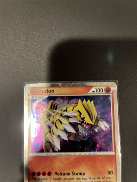 Mavin Pokémon TCG Groudon Call of Legends SL4 Holo Shiny Holo Rare MP