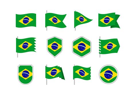 Brasil Flags 524578 Vector Art At Vecteezy