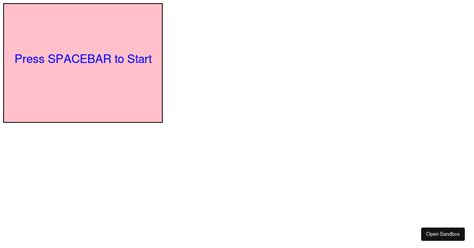My First Game Codesandbox