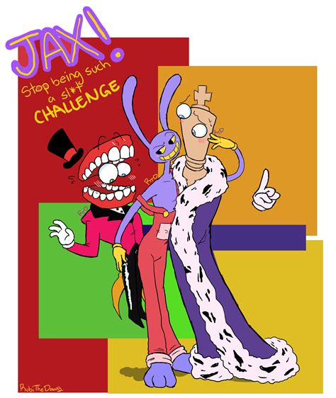 Rule 34 Caine The Amazing Digital Circus Comic Cover Gay Gooseworx Jax The Amazing Digital