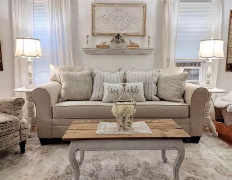Neutral Farmhouse Living Room Furniture Ideas Soul Lane