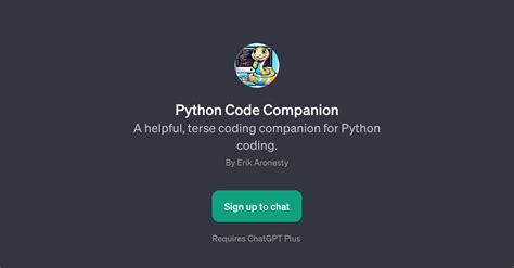 Python Code Companion And Other Ai Alternatives For Python Coding