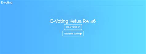 aplikasi e voting berbasis web dengan php dan laravel codein