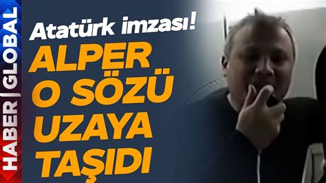 Türk Astronot Alper Gezeravcı Uzaydan Seslendi Atatürk İmzasını Uzaya
