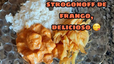 STROGONOFF DE FRANGO receita simples e fácil YouTube