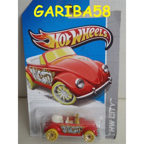 Hot Wheels Fusca Vw Volkswagen Beetle Convertible Rd City Fusca