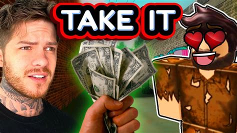 ROBLOX BUT I LIVE IN A BACK ALLEY YouTube