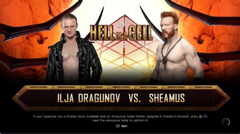 WWE 2K22 Sheamus Vs Ilja Dragunov Dream MATCH Highlights PS4 Gameplay