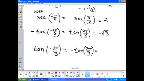 even and odd trig functions symmetry of trig functions youtube