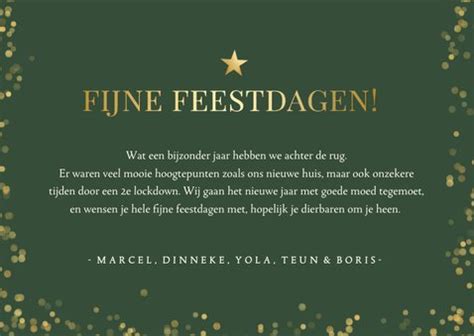 Moderne Kerstkaart Met Eigen Foto En Goudlook Kaartje2go