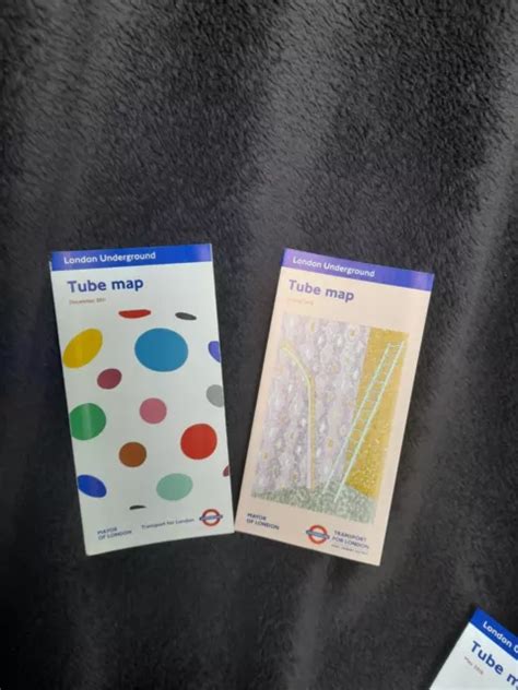 TUBE MAP COLLECTION London Underground Maps Diagrams Of Lines Subway