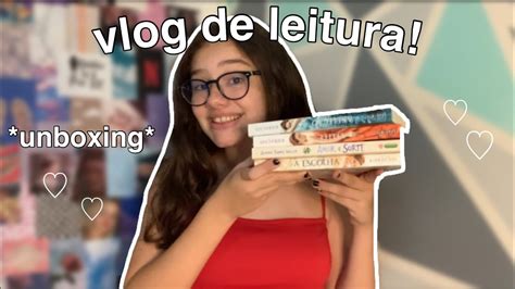 UNBOXING DE LIVROS VLOG DE LEITURA 2 YouTube