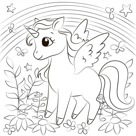 Coloriage Licorne Pour Les Enfants T L Charger Et Imprimer
