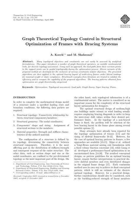pdf graph theoretical implementation of memetic algorithms in structural optimization of frame
