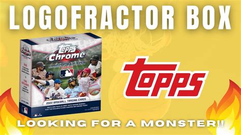 Topps Chrome Logofractor Mega Box This Is A Great Product Youtube