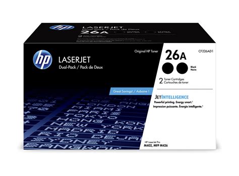 HP 26A 2 Pack Black Original LaserJet Toner Cartridges HP Store Canada