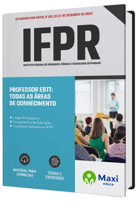 Baixar Apostila IFPR 2023 Professor EBTT Todas as áreas de Conhecimento