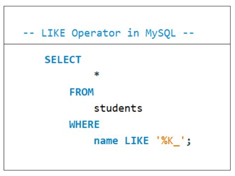 like operator in mysql ugt world
