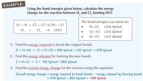 7 4 Bond Energy Calculations Flashcards Quizlet