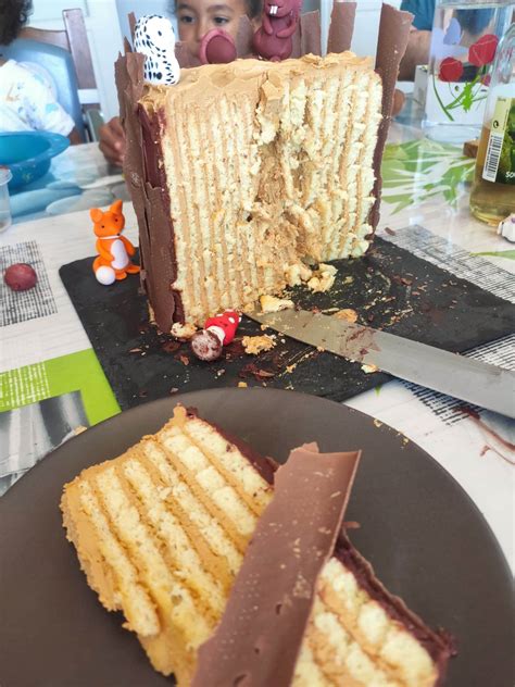 Gâteau roulé animaux forêt Mycake Academy