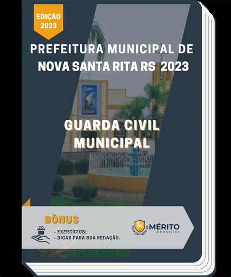 Apostila Guarda Civil Municipal Prefeitura De Nova Santa Rita RS 2023