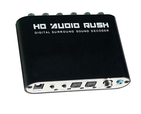 Microware Rush Digital Sound Decoder Converter Optical Spdif