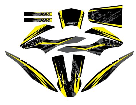 Kit Tipo Motocross Para Akt Xm O Completo Amarillo Calcas Monkey
