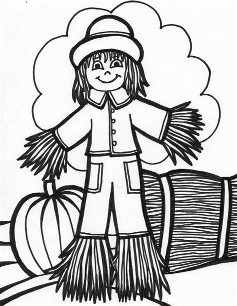 Desenhos De Espantalho Fofo 5 Para Colorir E Imprimir Colorironlinecom
