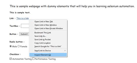 selenium webdriver locating strategies by link text online tutorials library list