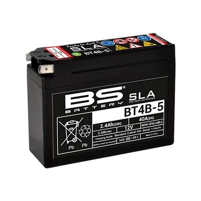 Batería BS Battery BT4B 5 SLA ACTIVADA R85 Motos