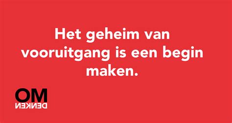Vooruitgang Quote Omdenken