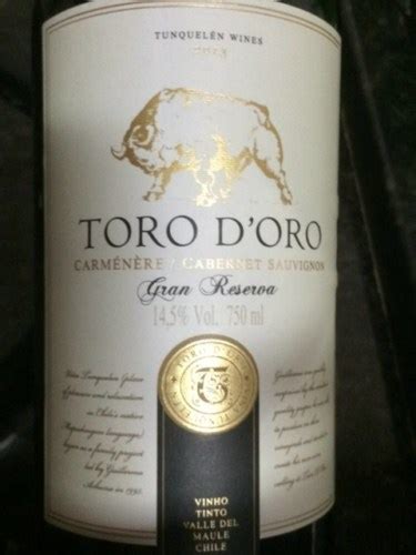 Toro D Oro Gran Reserva Carmen Re Cabernet Sauvignon Vivino Us